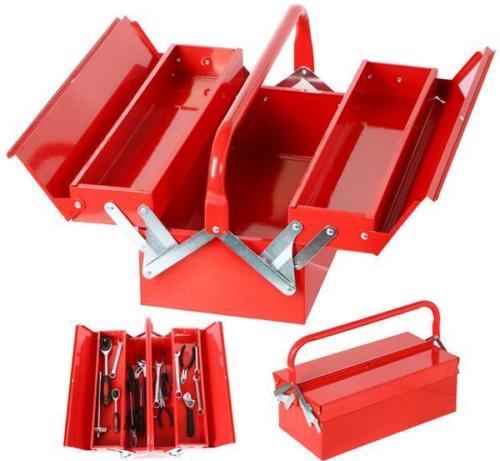 Tool box cantilever 3 tray red | Easy Care Hardware