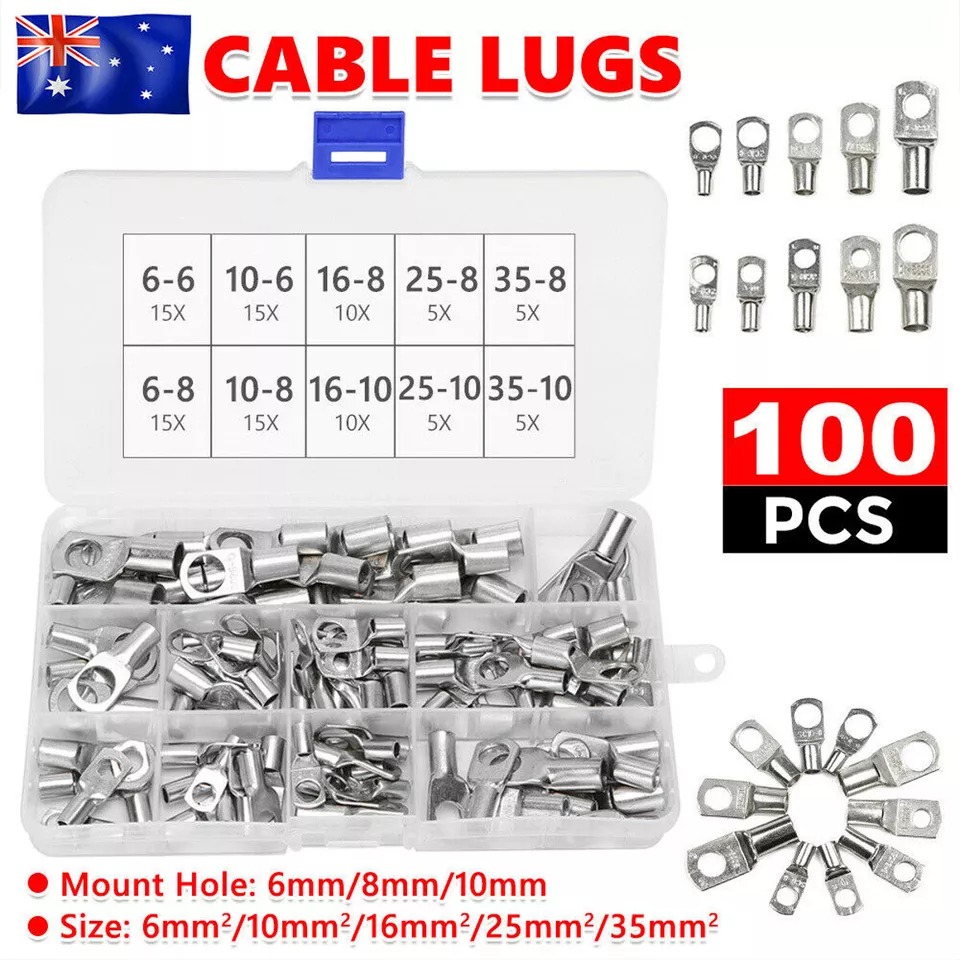 100 pc cable lug terminal | Easy Care Hardware
